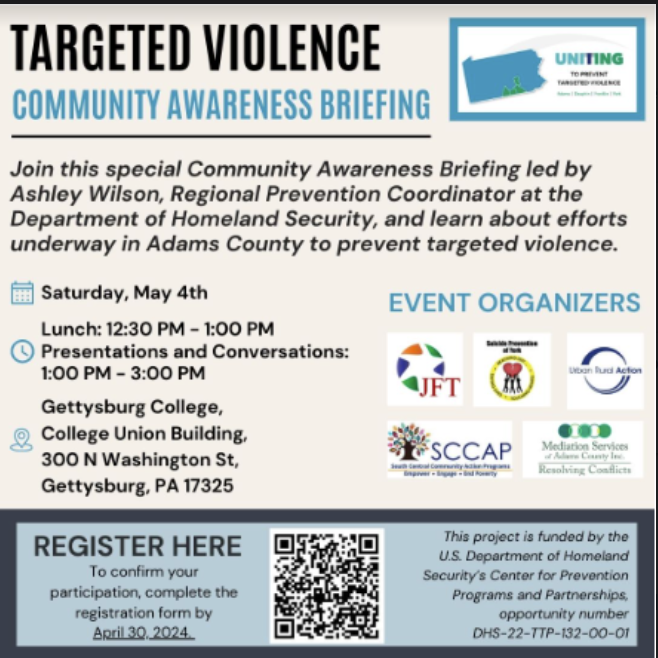 Local task force focuses on targeted violence - Gettysburg Connection