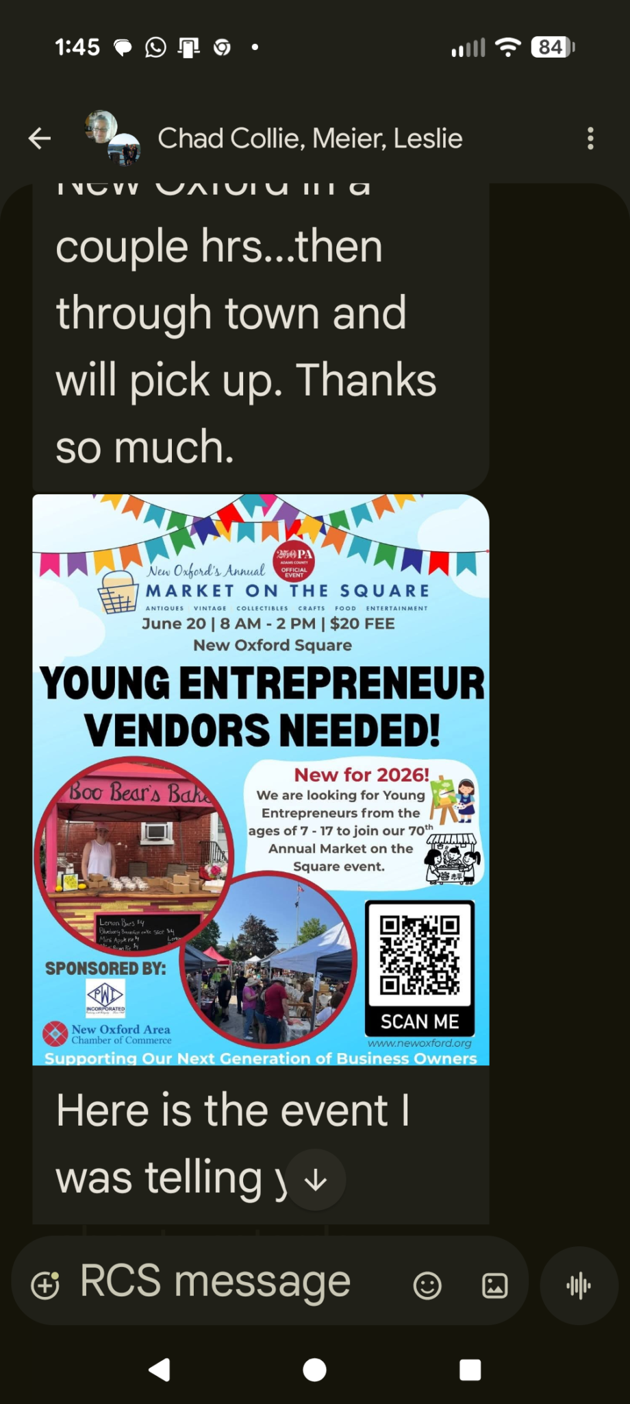 Young entrepreneurs invited to join New Oxford’s Market on the Square ...