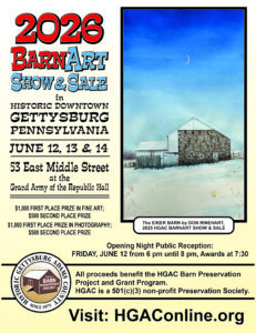 HGAC’s BarnArt Show & Sale Opens June 12 - Gettysburg Connection